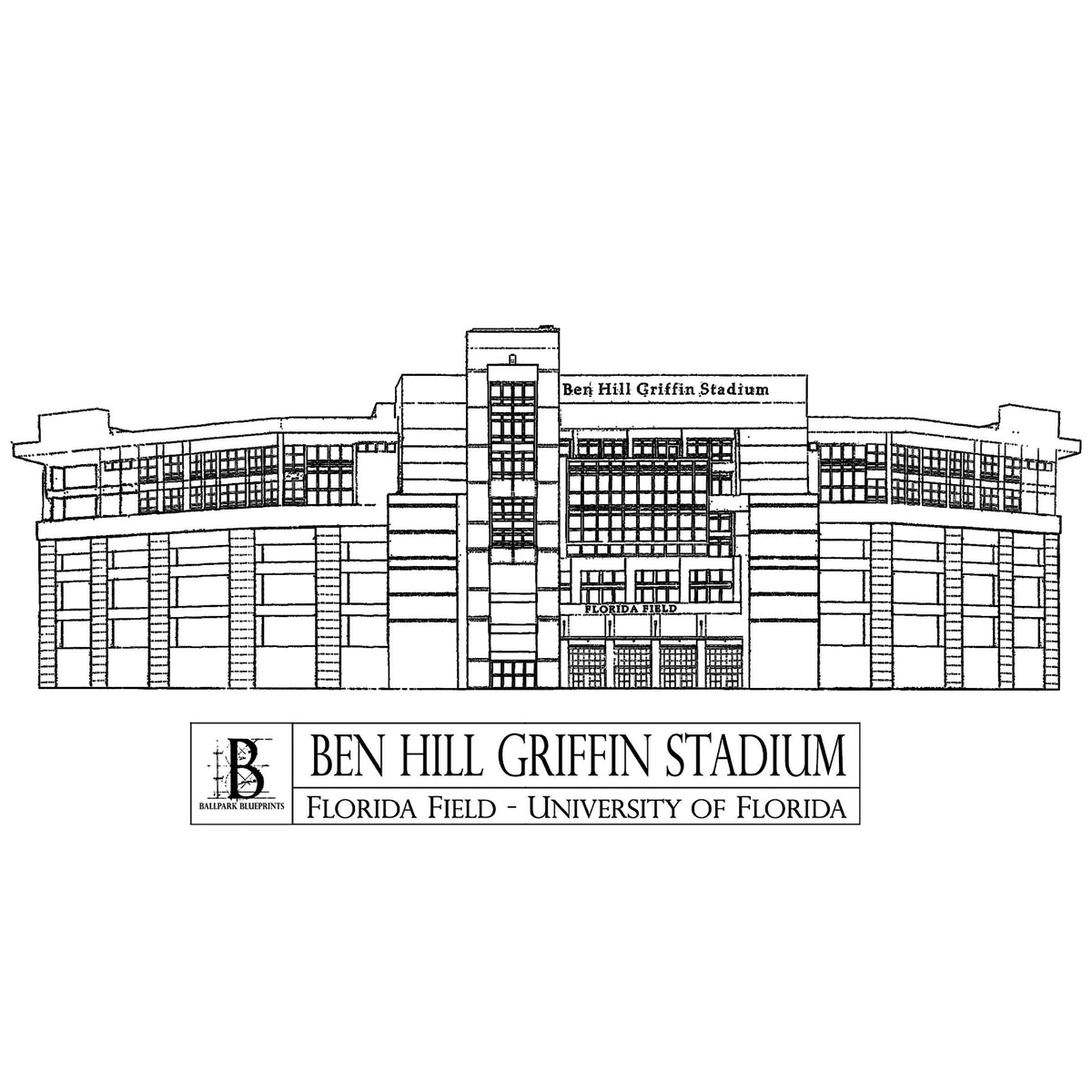 Ben Hill Griffin Stadium - University of Florida – Leather Head Sports