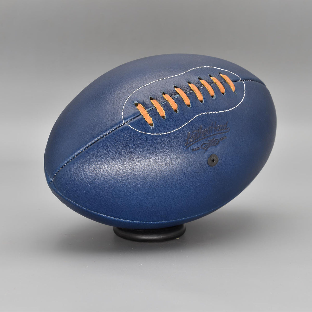 Blue Horween Rugby Ball *Clearance* 30+% off – Leather Head Sports