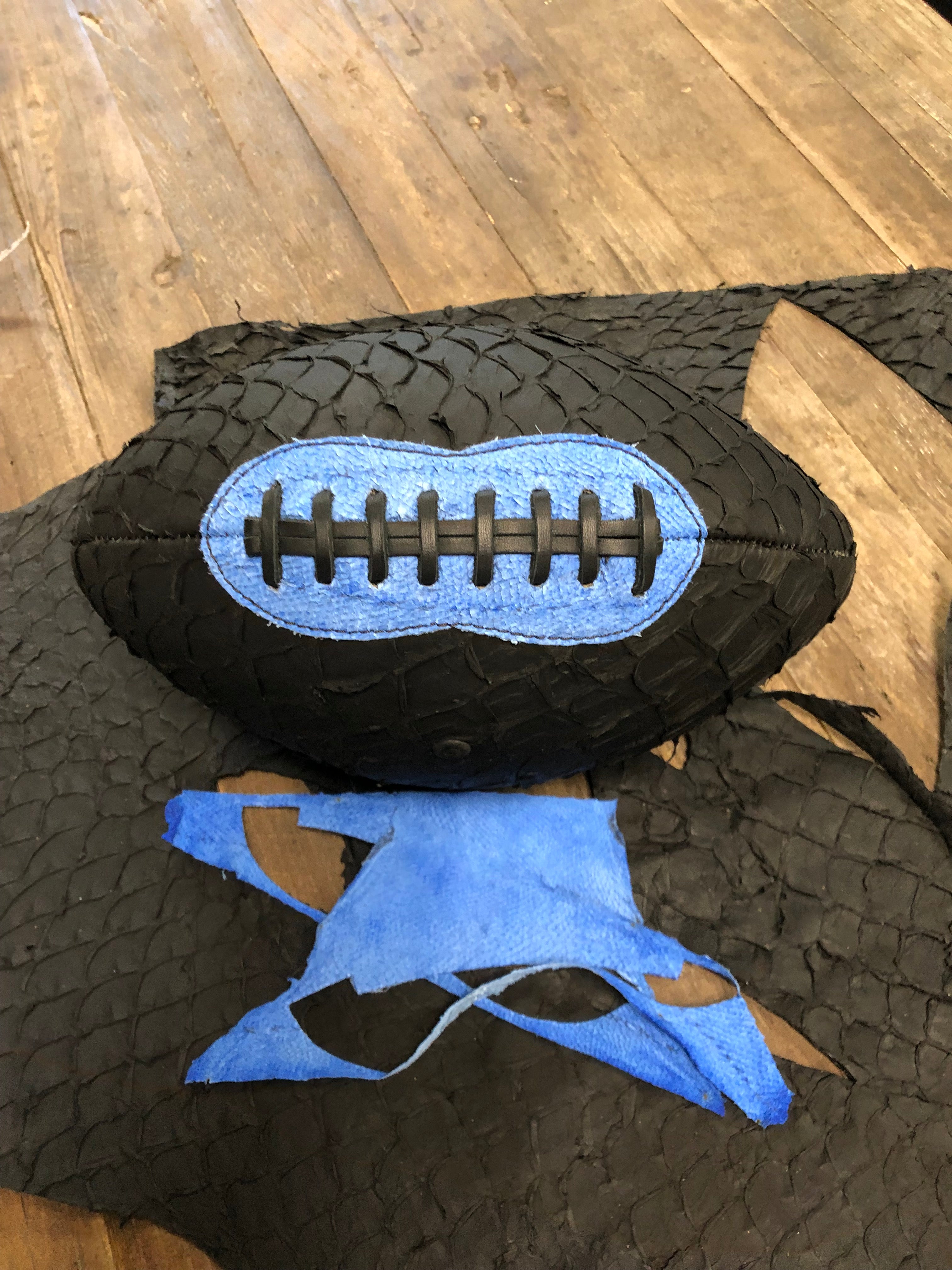 Leather Head Sports x INVERSA Invasive Dragonfin and Lionfish Football