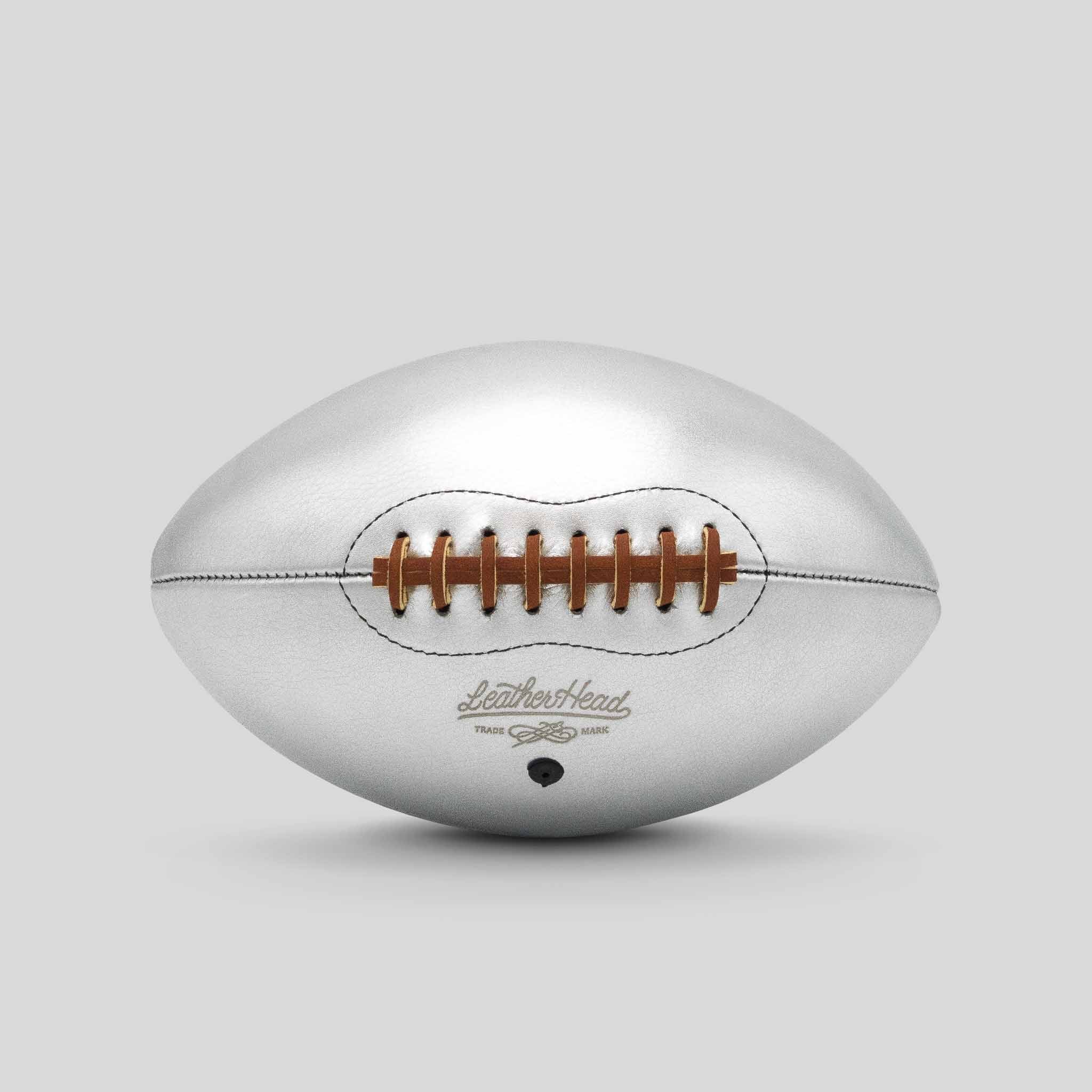 Pro Series Silver Football – Leather Head Sports