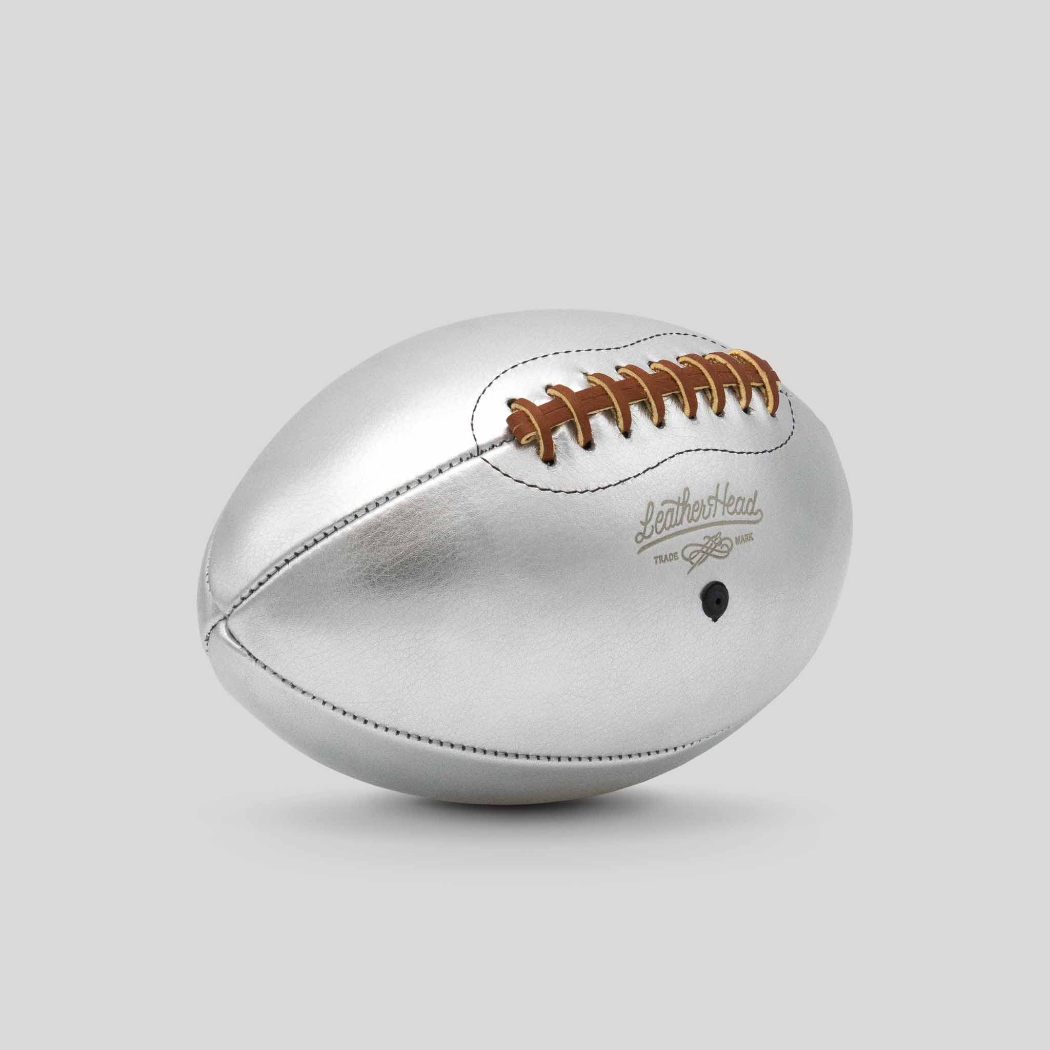 Pro Series Silver Football – Leather Head Sports
