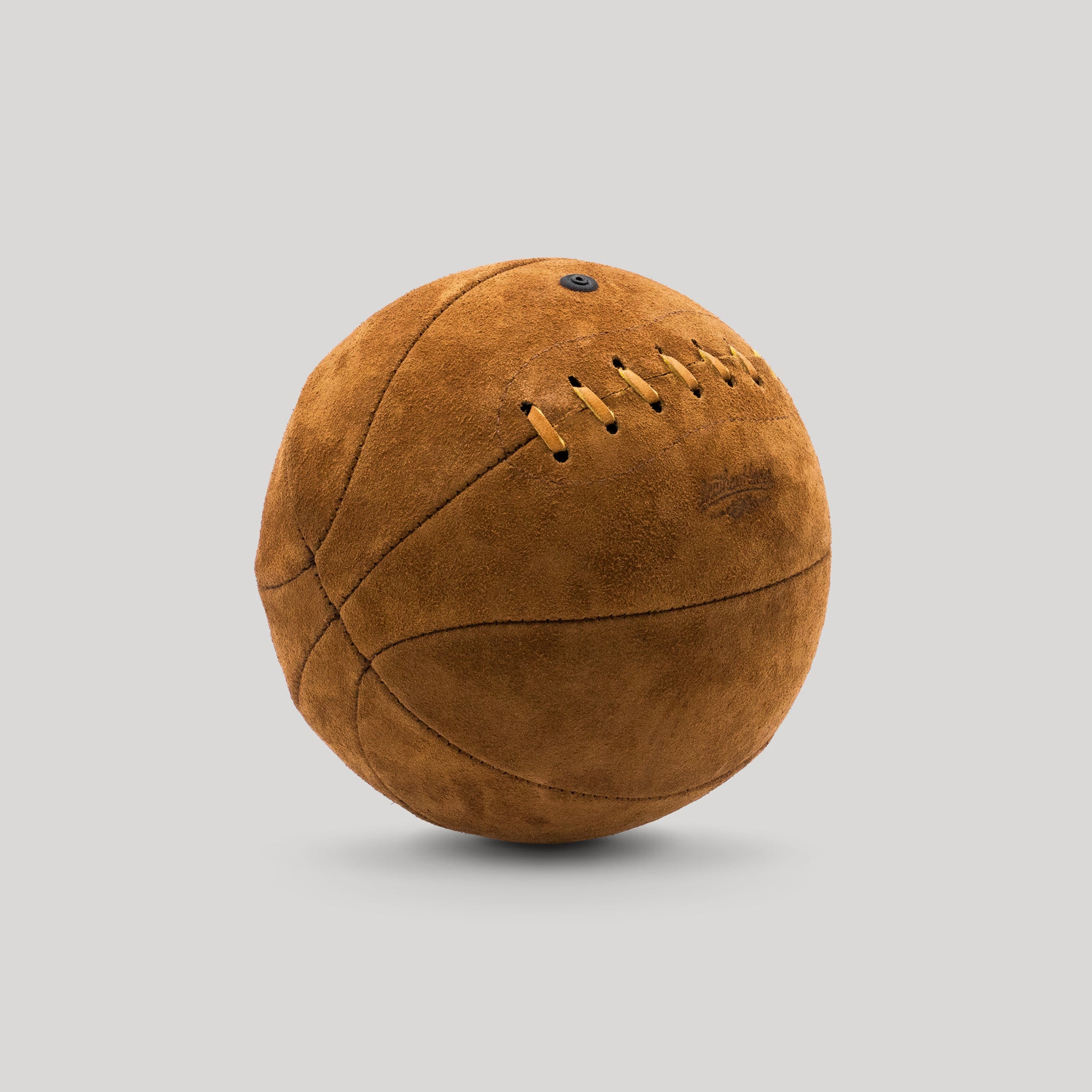 Brown Suede Mini Basketball – Leather Head Sports