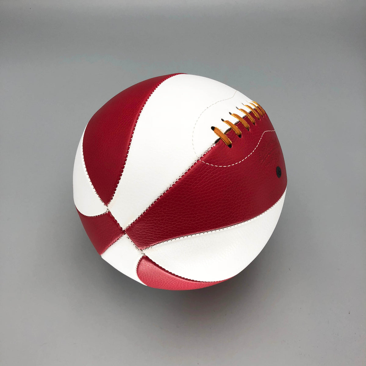 Red and White Basketball – Leather Head Sports